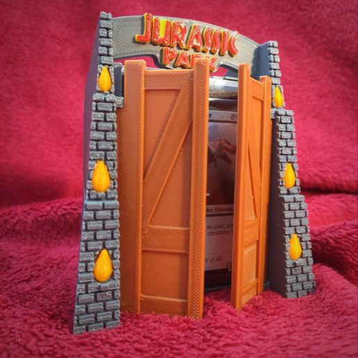 📦 Jurassic Park Deck Box compatible with dinosaur commander decks・ 3D ...