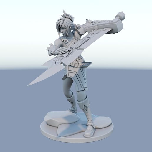 🎲 riven 3D Print Model from League of Legends・ STL File for ・Cults