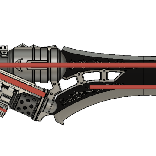 🎭 FFXIV CROWNSBLADE Gunbreaker GunBlade・ 3D File for 3D printing・Cults