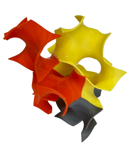 🎨 Gyroid, Quadrangular Tile 60, Quad_60・Free 3D File for ・Cults