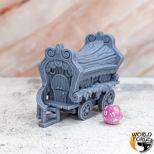 3D file Carnival Wagon - Terrain 🏠 ・3D printable model to download・Cults