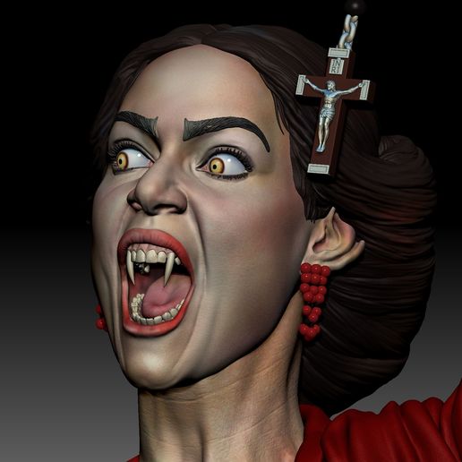 🧛 Regine Dandrige (Fright Night 2)・ OBJ File for 3D printing・Cults