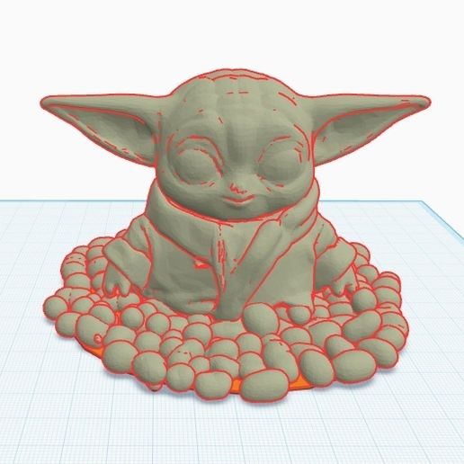 👶 Grogu (Baby Yoda) easter decoration・Free STL File for 3D printing・Cults