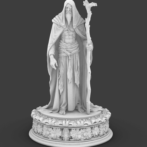 📁 Odin Norse God Statue STL File | 3D Printable Viking Deity Sculpture ...