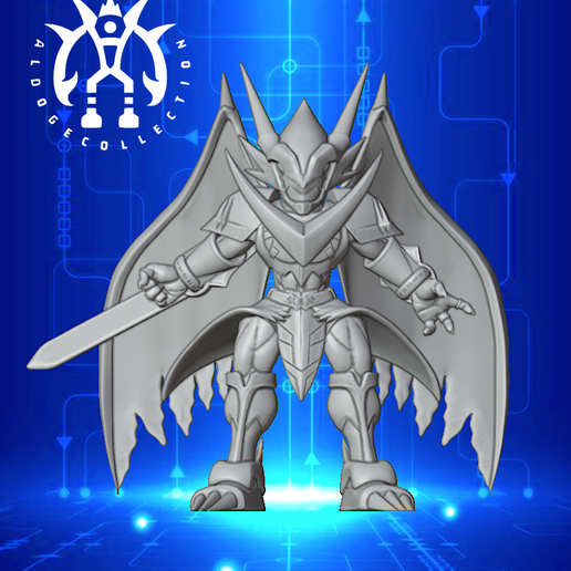 STL file DIGIMON ULFORCEVEEDRAMON IN NXEDGE STYLE 🐉 ・3D printer model ...