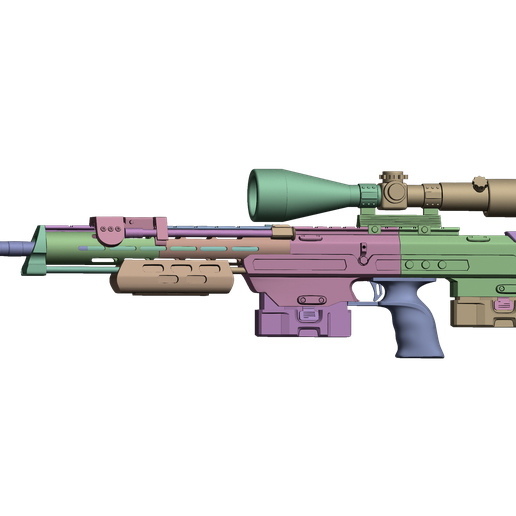 🤙 DSR 50 Call of Duty Sniper Rifle Replica Prop・ 3D File for 3D ...