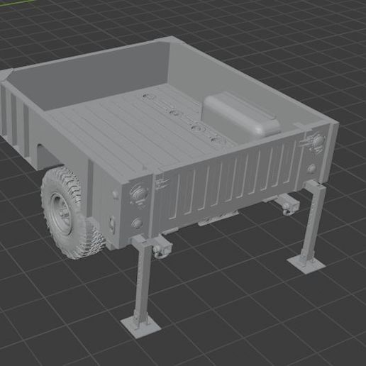 STL file M1102 trailer 35th scale 🚐 ・3D printer design to download・Cults