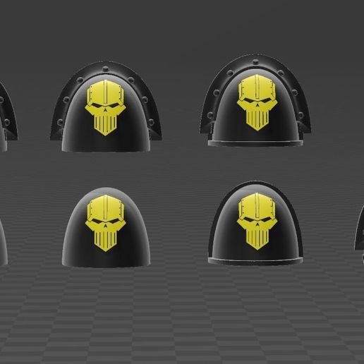 ⚔️ Iron Warriors shoulder pads "Fummelfinger" edition・Free 3D File for ...
