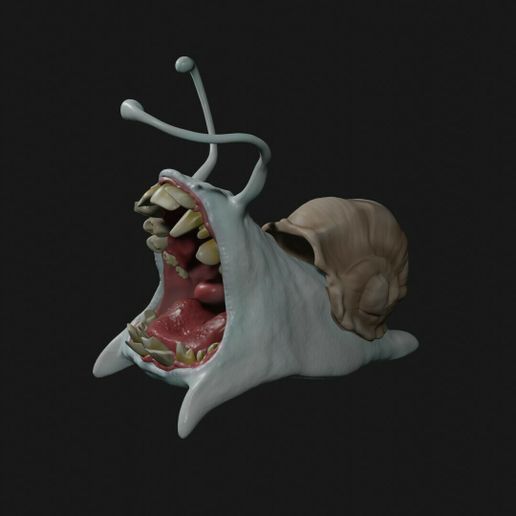 STL file pissed off snail 🐌 ・3D print design to download・Cults