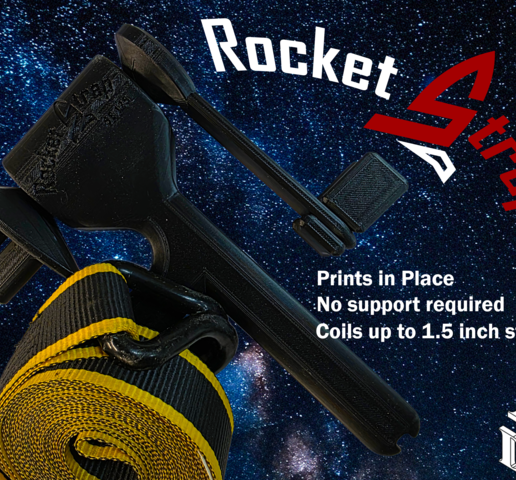🚀 Rocket Strap (Un enrollador de correas de carraca) Edición estándar ...