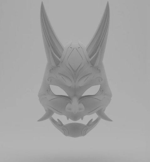 🎲 XIAO MASK GENSHIN IMPACT・ STL File for 3D printing・Cults