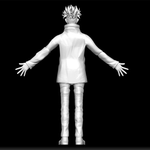STL file Gojo Jujutsu Kaisen - Anime Figure STL - Sorcerer Model Print ...