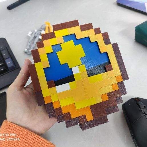 🕰️ MINECRAFT CLOCK・ STL File for 3D printing・Cults