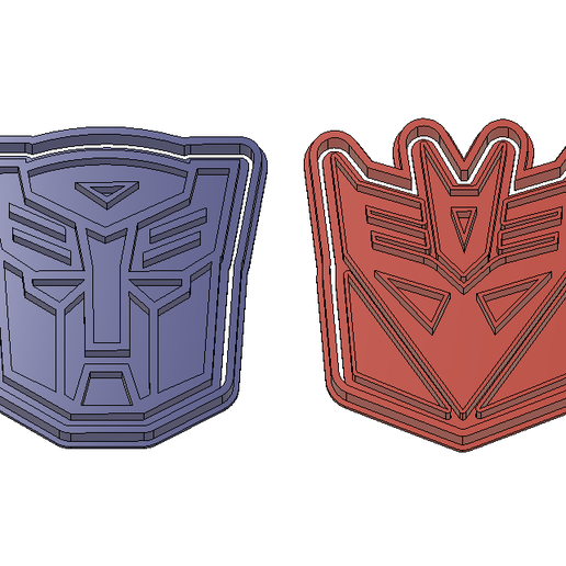 🤖 Transformers cookie cutters・ 3MF File for 3D printing・Cults