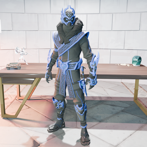 3D file Cobalt Snowfoot fortnite + textures 🔫 ・Template to download and ...