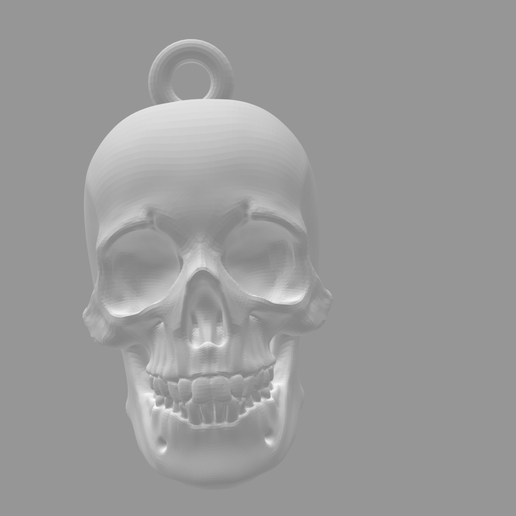 💀 skull keychain・Free STL File for 3D printing・Cults