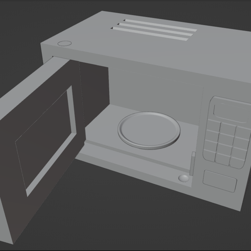 STL file Mini Microwave (Working Button!) 🌐 ・Design to download and 3D ...