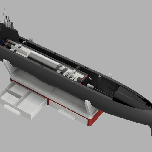 🚁 Seawolf Class Submarine SSN21-22 1/72 for RC・ 3D File for 3D printing ...