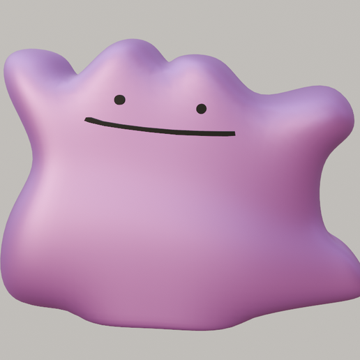 👾 Ditto/Pokémon・Free STL File for 3D printing・Cults