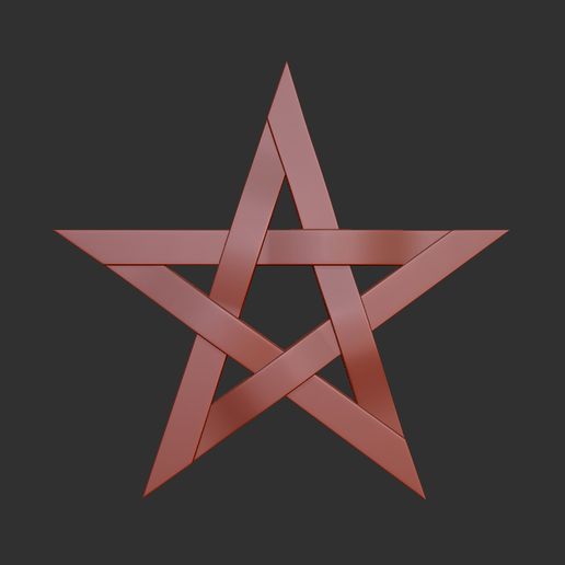 STL file Pentagram 3d relief .stl file 📁 ・3D printing design to ...