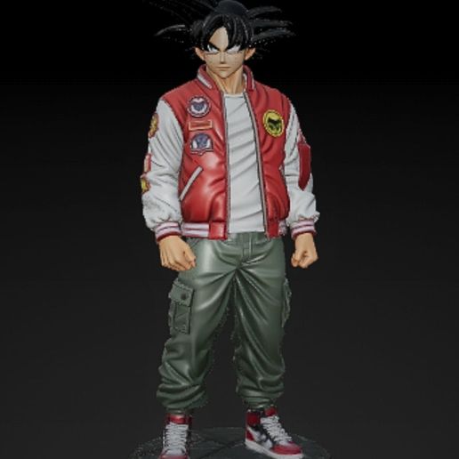 🐉 Urban Goku・Free STL File for 3D printing・Cults