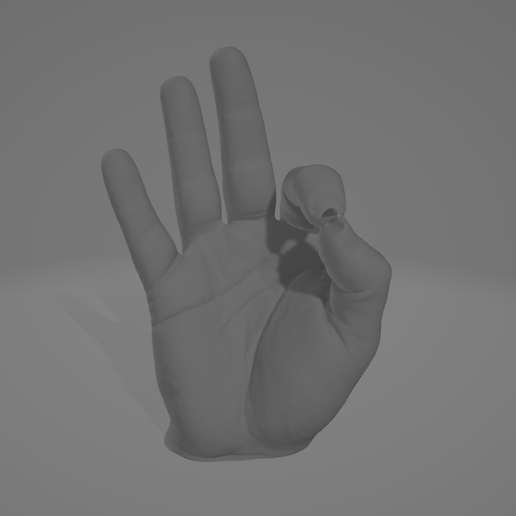 Hand 3D・ STL File for 3D printing・Cults