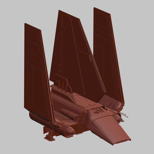 Lambda-Class T-4a Shuttle・ STL File for 3D printing・Cults