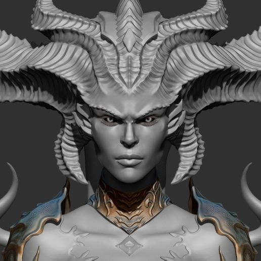 😈 Lilith Diablo 4・ STL File for 3D printing・Cults
