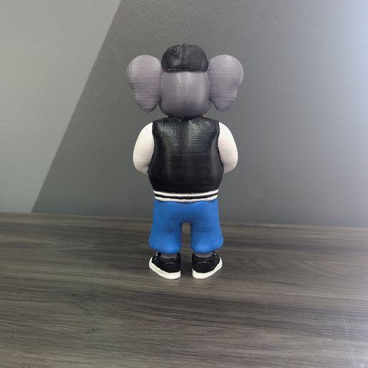 🐘 Urban rapper elephant figurine, Rapper elephant figurine, ,・ STL File ...