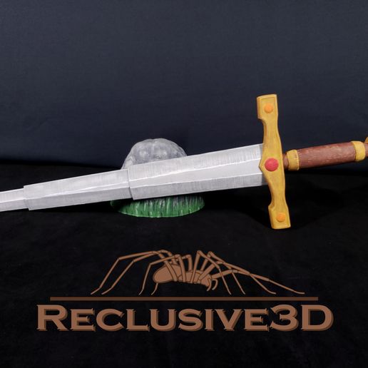 🗡️ Print-In-Place Collapsible Sword・ 3D File for ・Cults