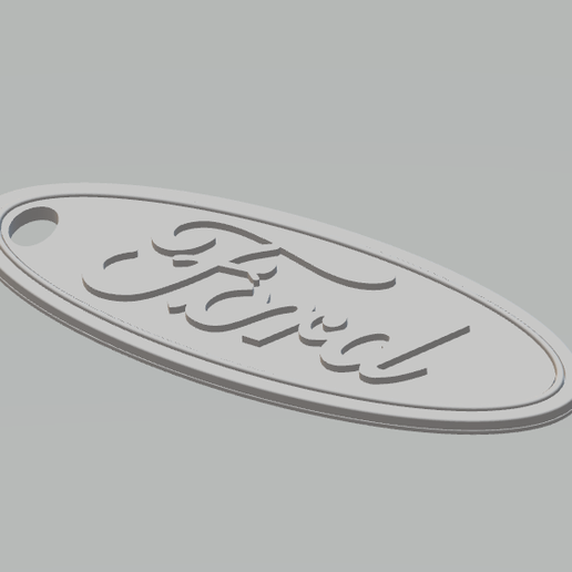 STL file Ford Keychain 🚙 (3MF)・3D printable design to download・Cults
