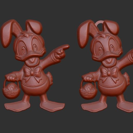 STL file easter donald duck decor 🦆 (OBJ)・3D printable model to ...