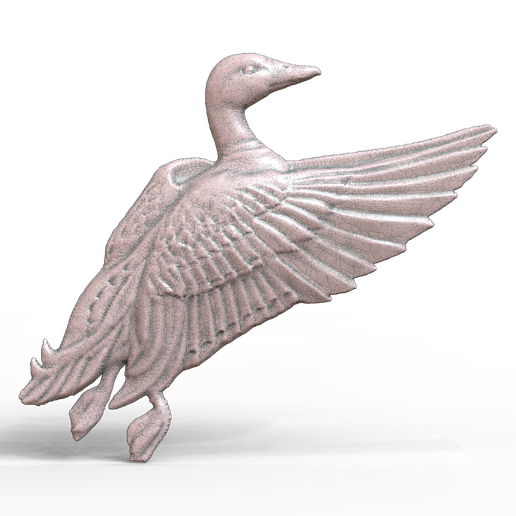 3D file 3D Model STL File for CNC Router Laser & 3D Printer Duck Simple ...