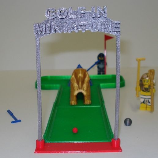 🕳️ GOLF-IN-MINIATURE : The Desktop 18 Hole Miniature Golf Course・Free ...