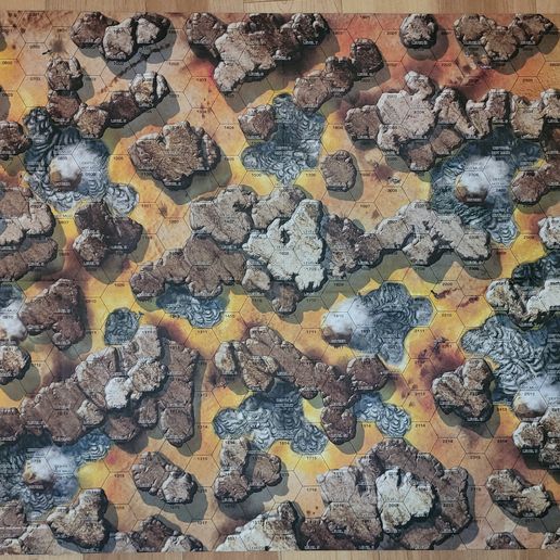 🗺️ BATTLETECH TERRAIN MAP PACK BATTLE OF TUKAYYID: DEVIL´S BATH・Free ...