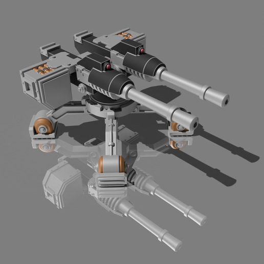 🎲 Necromunda Heavy Stubber・Free STL File for 3D printing・Cults