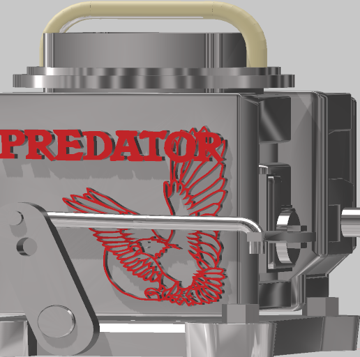 🌆 Predator Carburetor 1/25・ 3D File for 3D printing・Cults