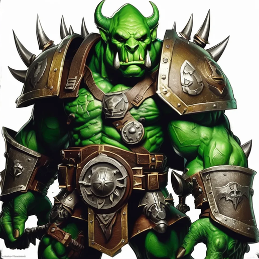 3D file Wild Green Warrior leader 🎲 ・3D print design to download・Cults