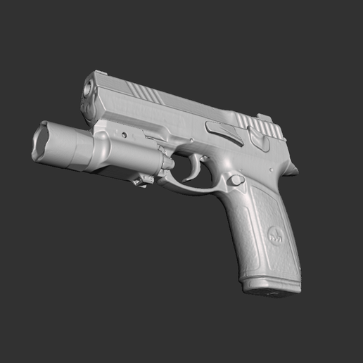 STL file Jericho 2 M 3.8 Surefire X300 Turbo Real Size Scan 3D Gun Mold ...