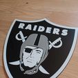 🏈 Raiders Football Team Wall Plaques - 22cm and 29cm (Ender 3 and CR-10 ...