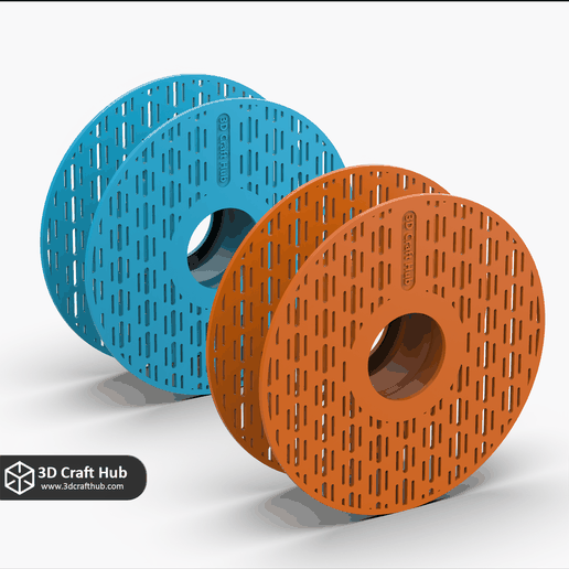 🪢 Threaded Filament Refill Spool・Archivo STL para Impresión 3D・Cults