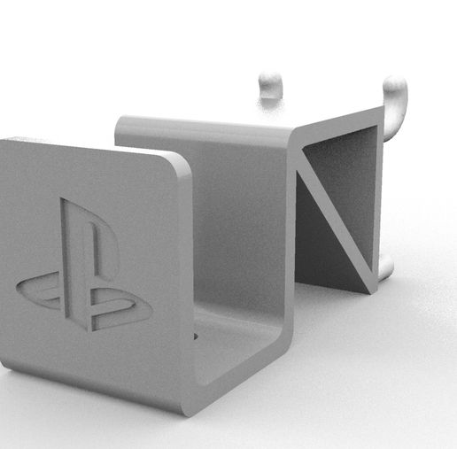 🎮 Playstation Classic Pegboard Controller Holder・Free 3D File for ・Cults