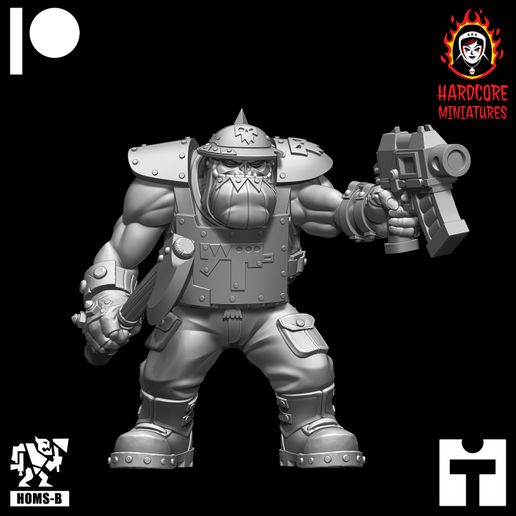 🎲 Trench Raider Orc Shoulder Pads・ 3D File for 3D printing・Cults