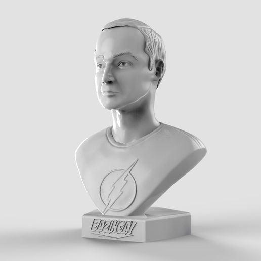 🧪 Sheldon cooper・ STL File for ・Cults