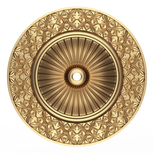 3D file Ceiling Rosette 012 🏵️ ・Model to download and 3D print・Cults