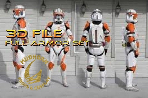 ⭐ Star Wars Cosplay - Commander Cody Armor + Jetpack + Rifle・ 3D File ...