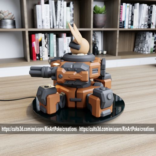 STL file POKEMON - eevee mecha tank (EASY PRINT NO SUPPORT) 🐉 ・3D ...