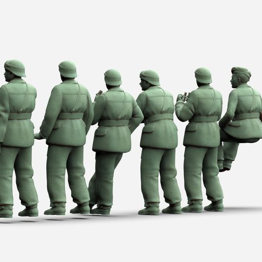 🪖 FRENCH TANK CREW・ STL File for 3D printing・Cults