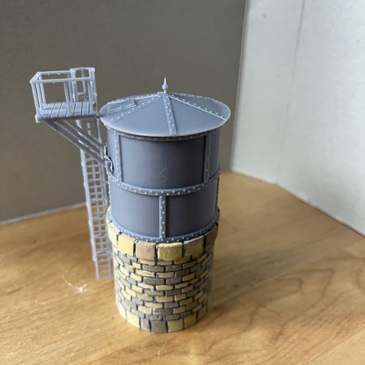 🚆 009/H0e Watertower・Free STL File for 3D printing・Cults