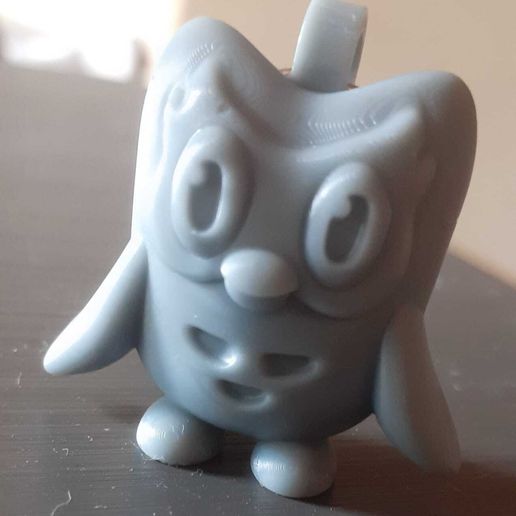 🦉 DUO OWL FROM DUOLINGO + keychain・ STL File for ・Cults